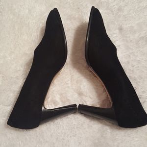 Paco Gil | Shoes | Paco Gil Beautiful Black Nubuck Heels | Poshmark